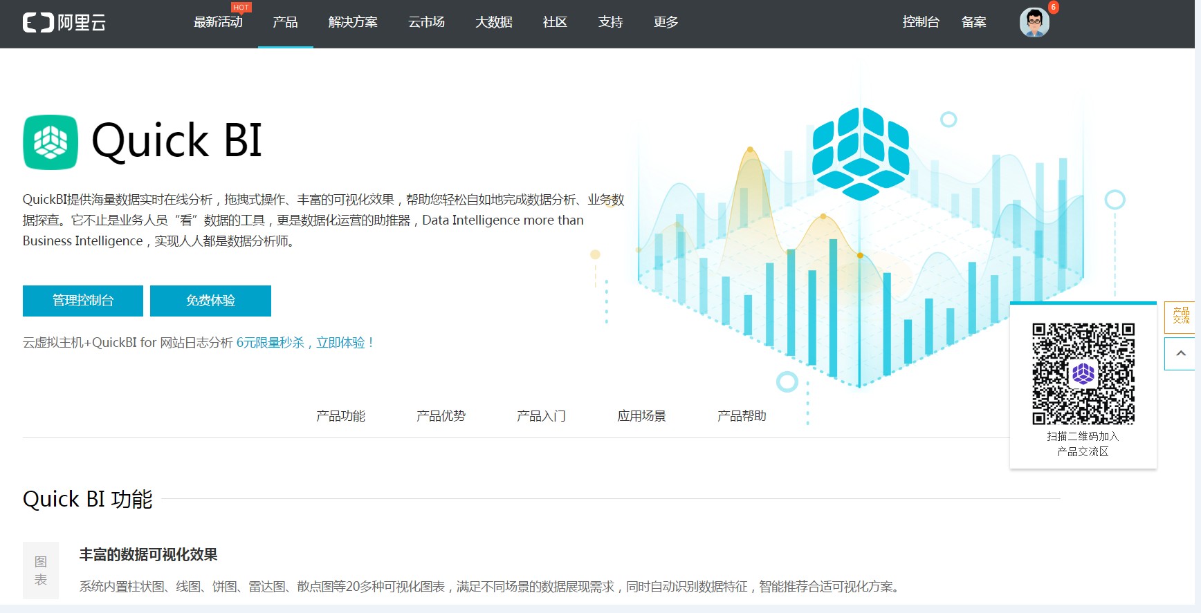 示例：销售数据分析_快速开始_Quick BI-阿里云